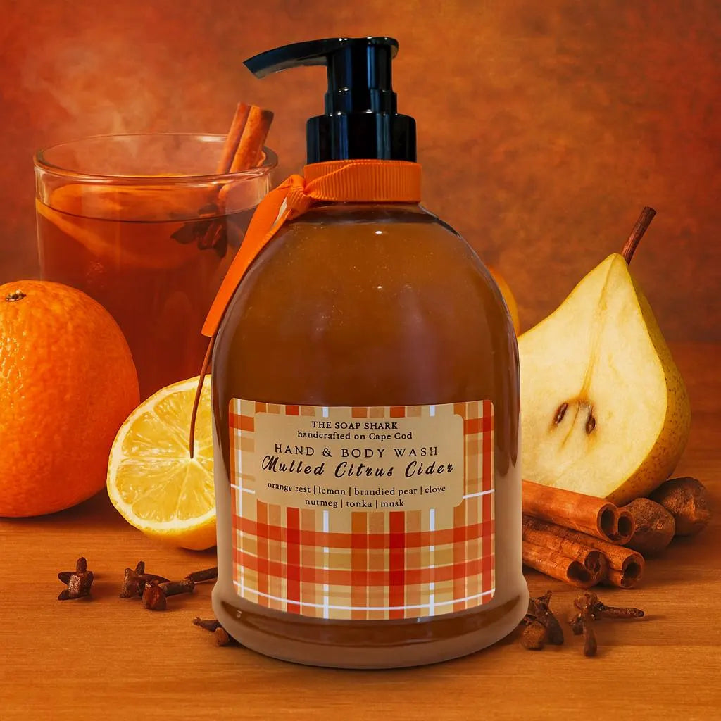 LIQUID HAND & BODY WASH | MULLED CITRUS CIDER – The Soap Shark LLC